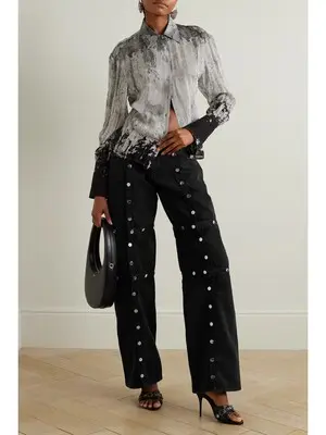 Attico Straight-leg Jeans