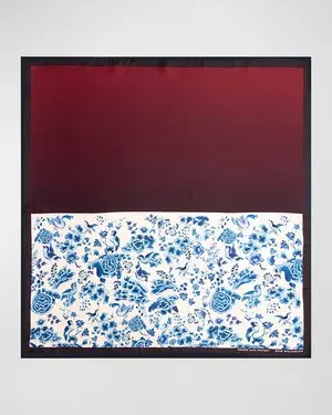 DRIES VAN NOTEN Soie Malaquais Silk Foulard