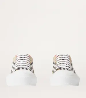 Burberry Cotton Check Sneakers