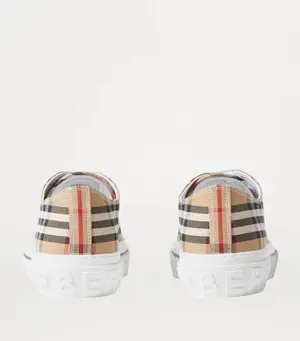 Burberry Cotton Check Sneakers