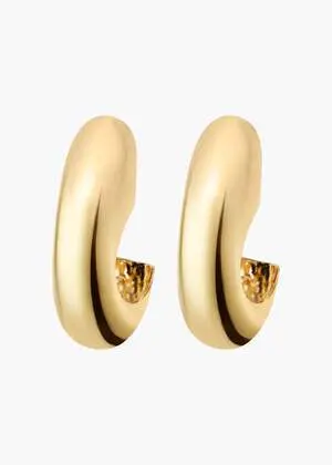 JENNIFER BEHR Nimah Hoop Earrings - Gold