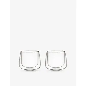 VILLEROY & BOCH Double-walled Set Of Two Cappuccino Glasses 250ml - One-color