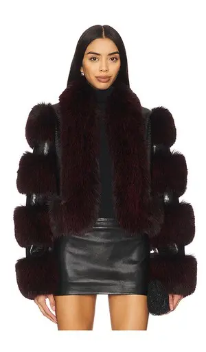 Adrienne Landau Trimmed Outerwear For Women