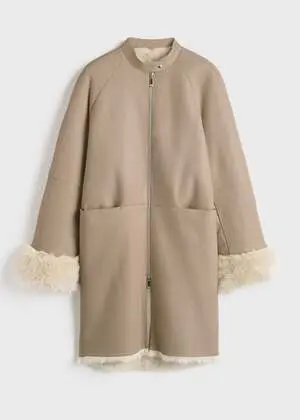 TOTEME Two-way Shearling Coat