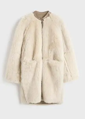 TOTEME Two-way Shearling Coat