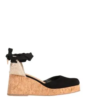 CastaÑer Wedge Pumps With Tie Ankle Detail