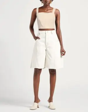 Pinko Woven Crop Top - Beige