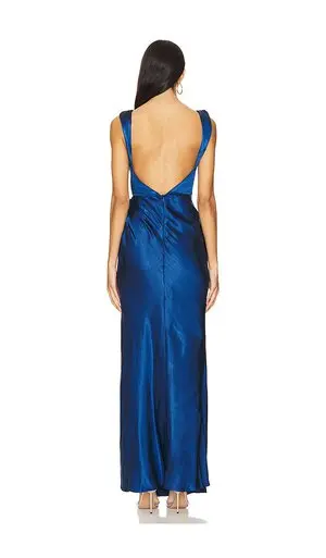 RUNAWAY THE LABEL X Revolve Havanna Maxi Dress - Navy