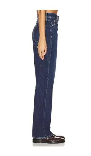 PISTOLA Cassie High Rise Wide Leg Jeans - Blue