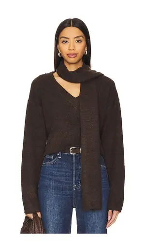 STITCHES & STRIPES Dax Pullover With Optional Scarf