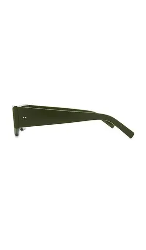 ST. AGNI Rectangle Sunglasses - Olive