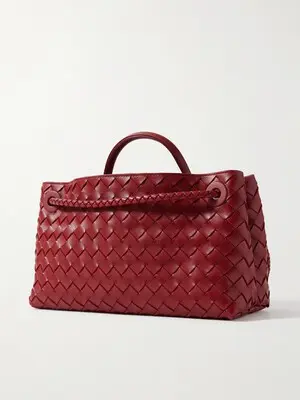 Bottega Veneta East/west Andiamo Small Intrecciato Leather Tote