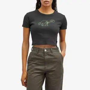 Obey Angry Dog Cropped T-shirt
