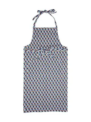 La DoubleJ Apron With Pocket - Cubo Giallo/fuxsia Blue