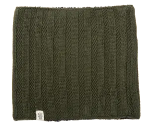 NIRVANNA DESIGNS Ribbed Neckwarmers Olive