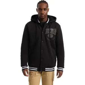 ECKO UNLTD. Homecoming Faux Shearling Varsity Jacket