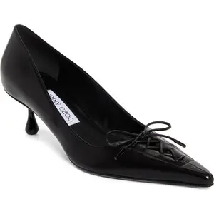 JIMMY CHOO Scarlett Pointed-toe Pump - Black