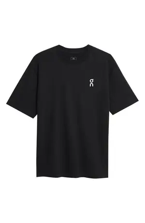 On Club T Oversize Organic Cott T-shirt - Black
