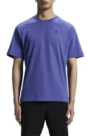 On Club T Oversize Organic Cott T-shirt Iris