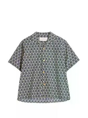 Valentino Garavani Printed Button-up Bowling Shirt