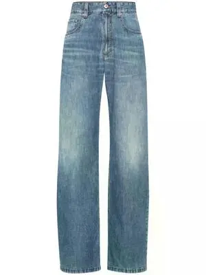 Brunello Cucinelli Whiskering Jeans For Women