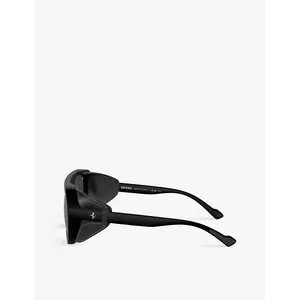 FERRARI Pilot-frame Injected Sunglasses - Black