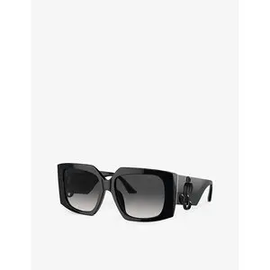 JIMMY CHOO Jc5006u Square Sunglasses - Black