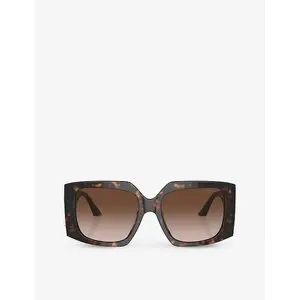 JIMMY CHOO Jc5006u Tortoiseshell Sunglasses - Brown