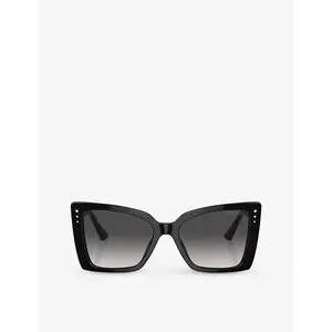 JIMMY CHOO Jc5001b Square-frame Sunglasses - Black