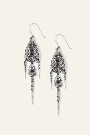 Ba&sh Savy Silver Earrings - Gray