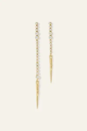 Ba&sh Tayanne Silver Earrings - Gold