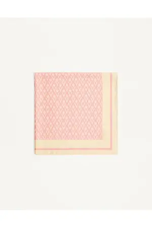 Valentino Garavani Toute La V Silk Scarf - Pink