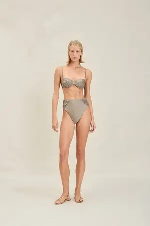 Devon Windsor Birdie Bikini Bottom - Neutral