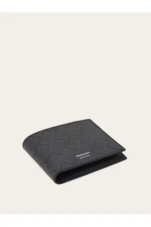 FERRAGAMO Monogram Wallet - Black