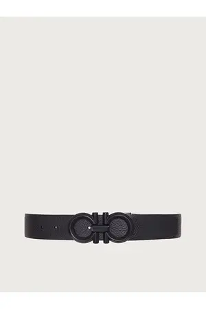 FERRAGAMO Reversible Gancini Belt - Red