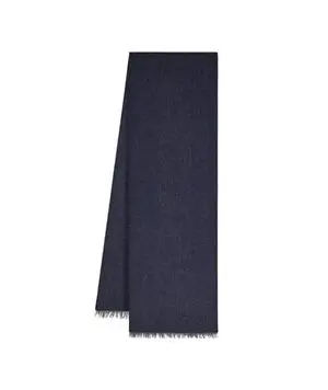 FERRAGAMO Cashmere Scarf - Navy