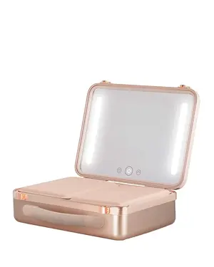 BEAUTIFECT Portable Makeup Table Box Gold