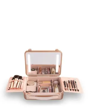 BEAUTIFECT Portable Makeup Table Box Gold