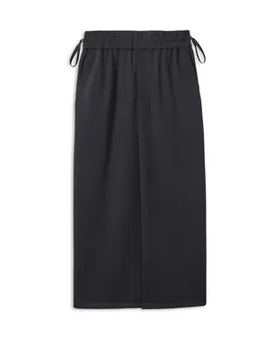 REISS Nora Ruched Jersey Midi Skirt