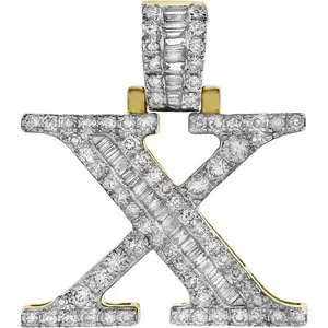 Diamond Initial Pendant Necklaces