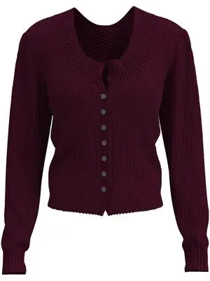 MARGHERITA MACCAPANI Alpine Cardigan - Red