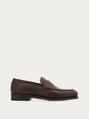 FERRAGAMO Tramezza Penny Loafer - Beige