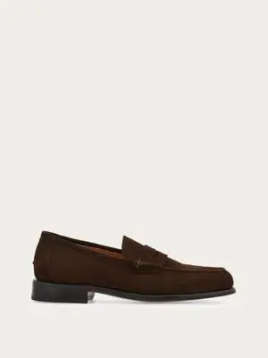 FERRAGAMO Tramezza Penny Loafer - Brown
