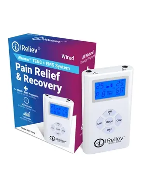 IRELIEV Tens + Ems Muslce Stimulation For Pain Relief - No Color
