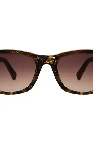 LYNDON EYEWEAR Hibiscus Sunglasses - Brown Marble