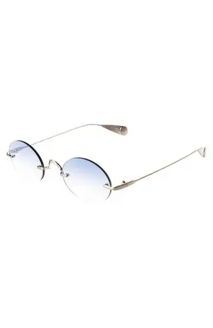 LYNDON EYEWEAR Havana Sunglasses - Silver/blue