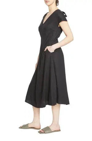 Universal Standard Louvre Tie Back Maxi Dress