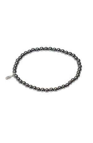 TINY RITUALS Hematite Energy Bracelet - Dark Gray