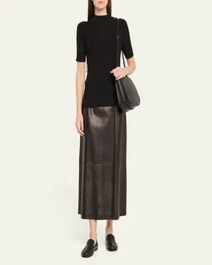 Savette The Florence Calf Leather Crossbody Bag