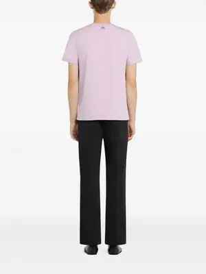 COURREGES Logo-print T-shirt - Pink